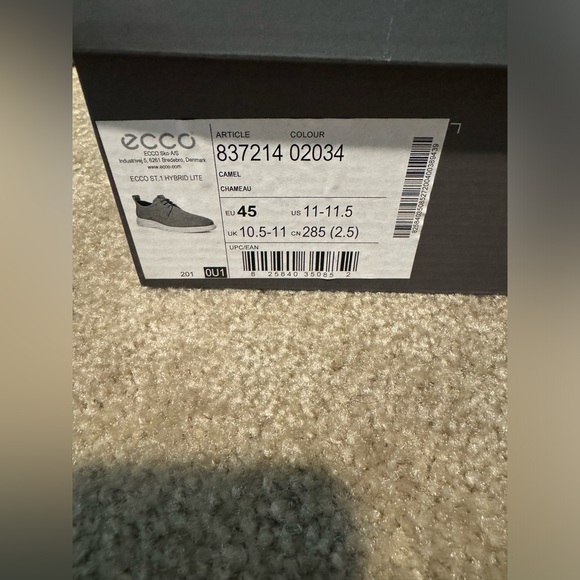 Ecco | Shoes | Slightly Use Ecco Brand Sneaker Loafer Camel Color ...